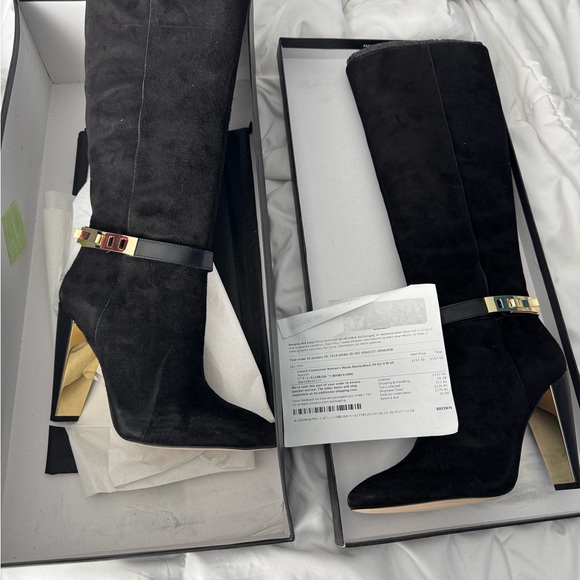 French Connection | Shoes | Rare Elegant Black Kneehigh Womens Boots ...